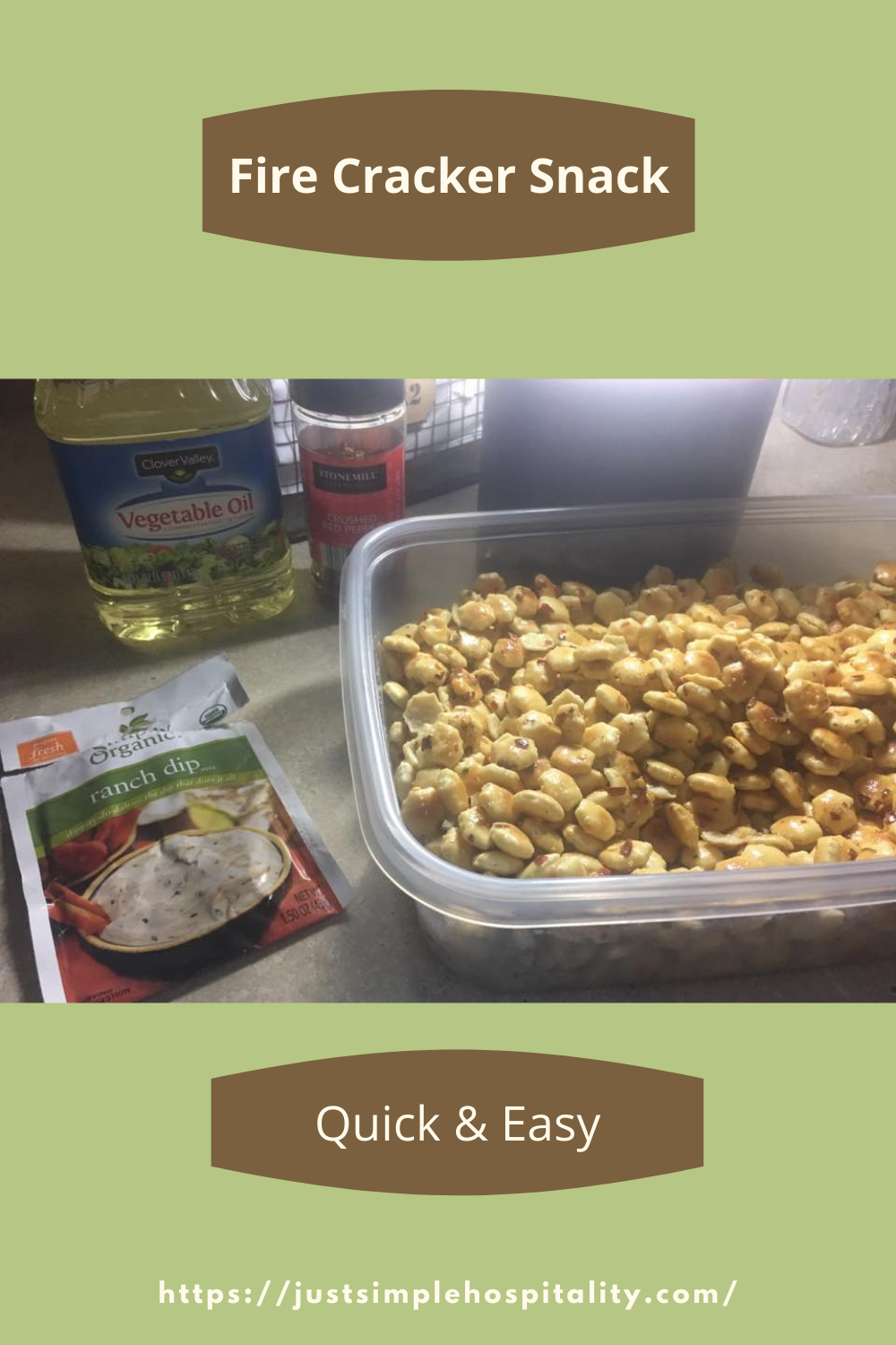 Simple Snack For Sharing - Just Simple Hospitality