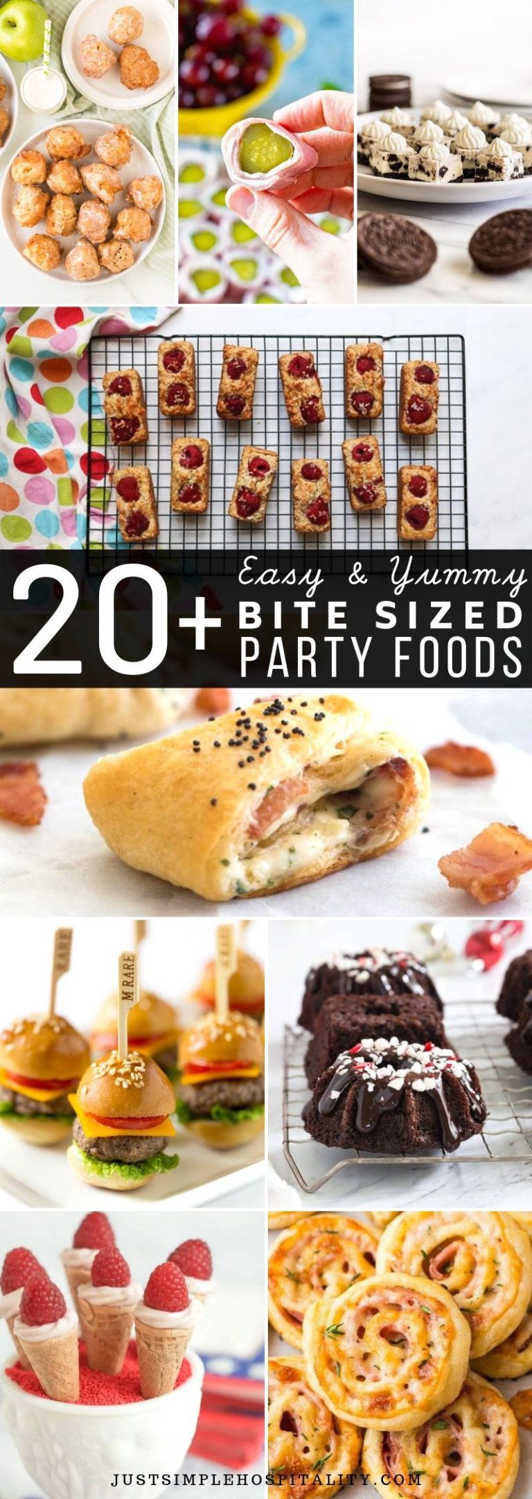 Sweet & Savory Bite Size Treats For Any Gathering - Just Simple Hospitality